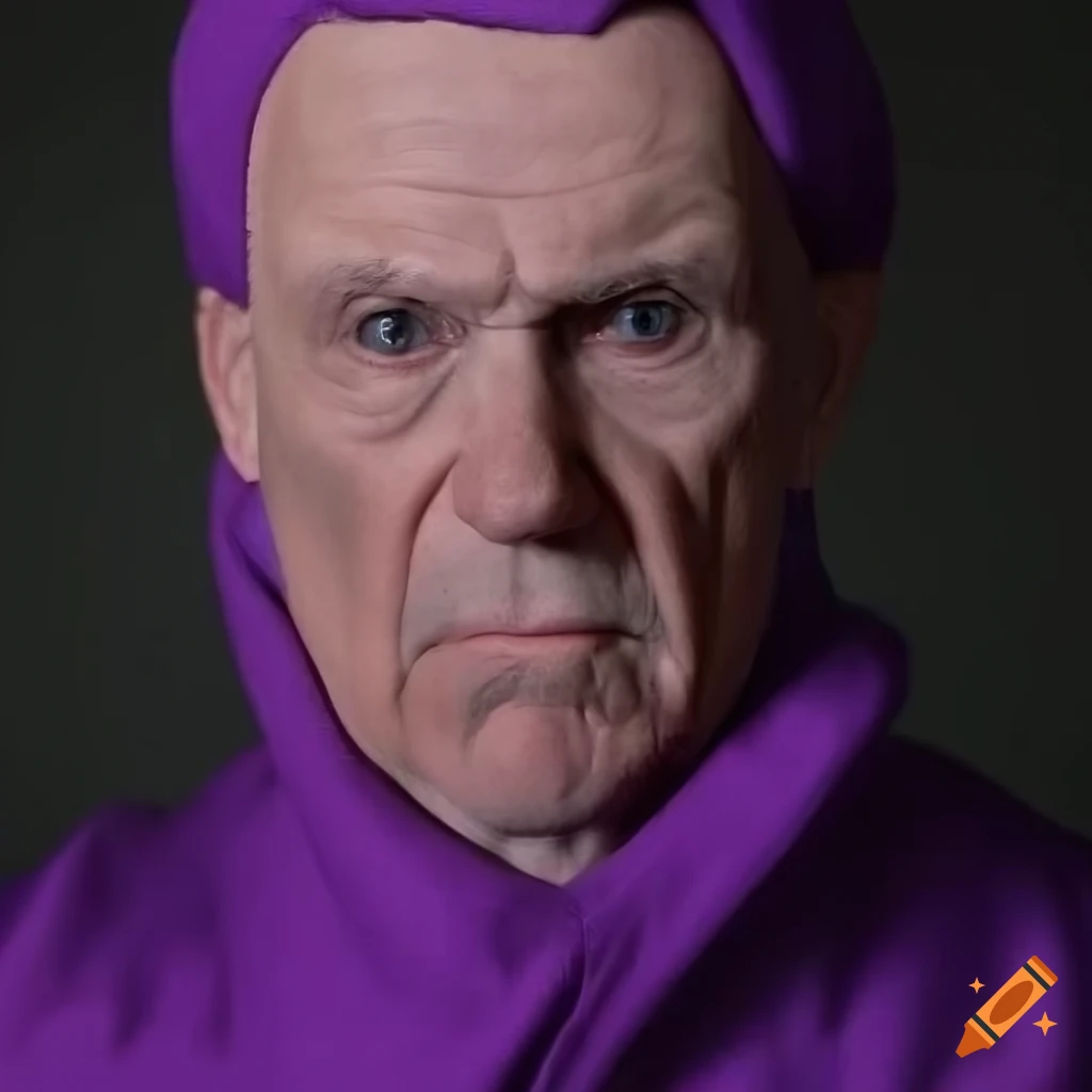 Photorealistic evil authoritarian human man in his mid sixties wearing ...