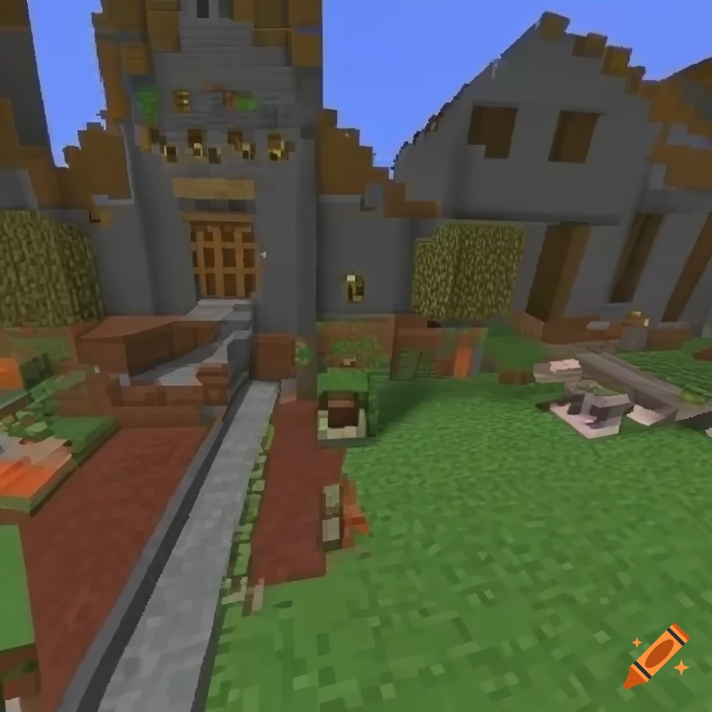 Minecraft economy scene