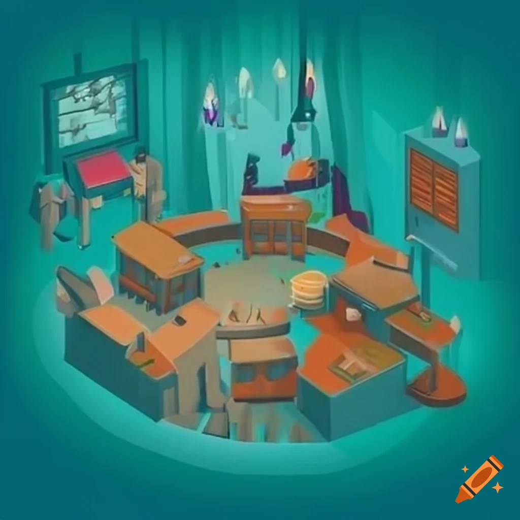 Engaging roleplaying environments on Craiyon