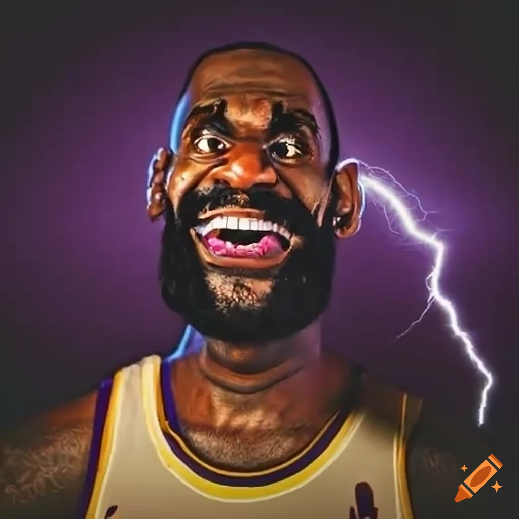 Lebron james wario with lightning