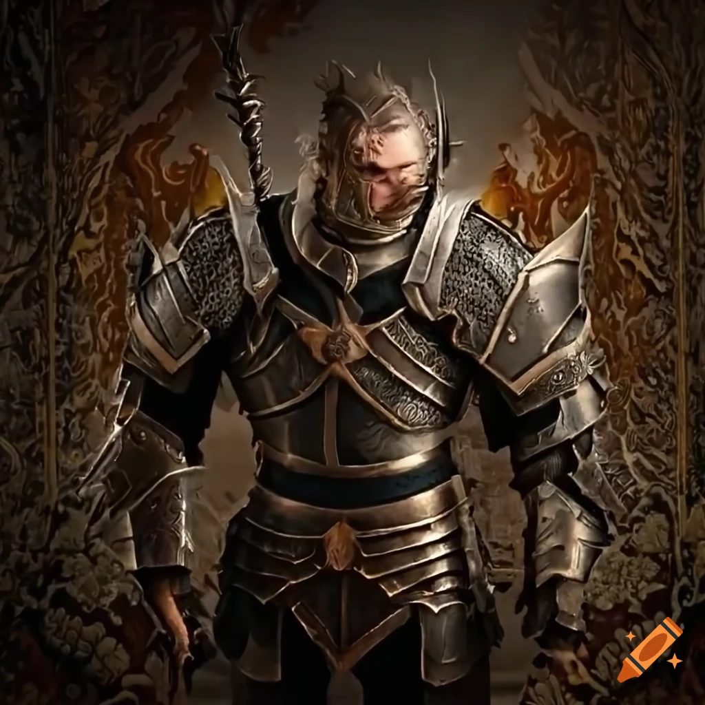 Intricate floral engravings Warcraft upgraded knight armor, lord of the ...