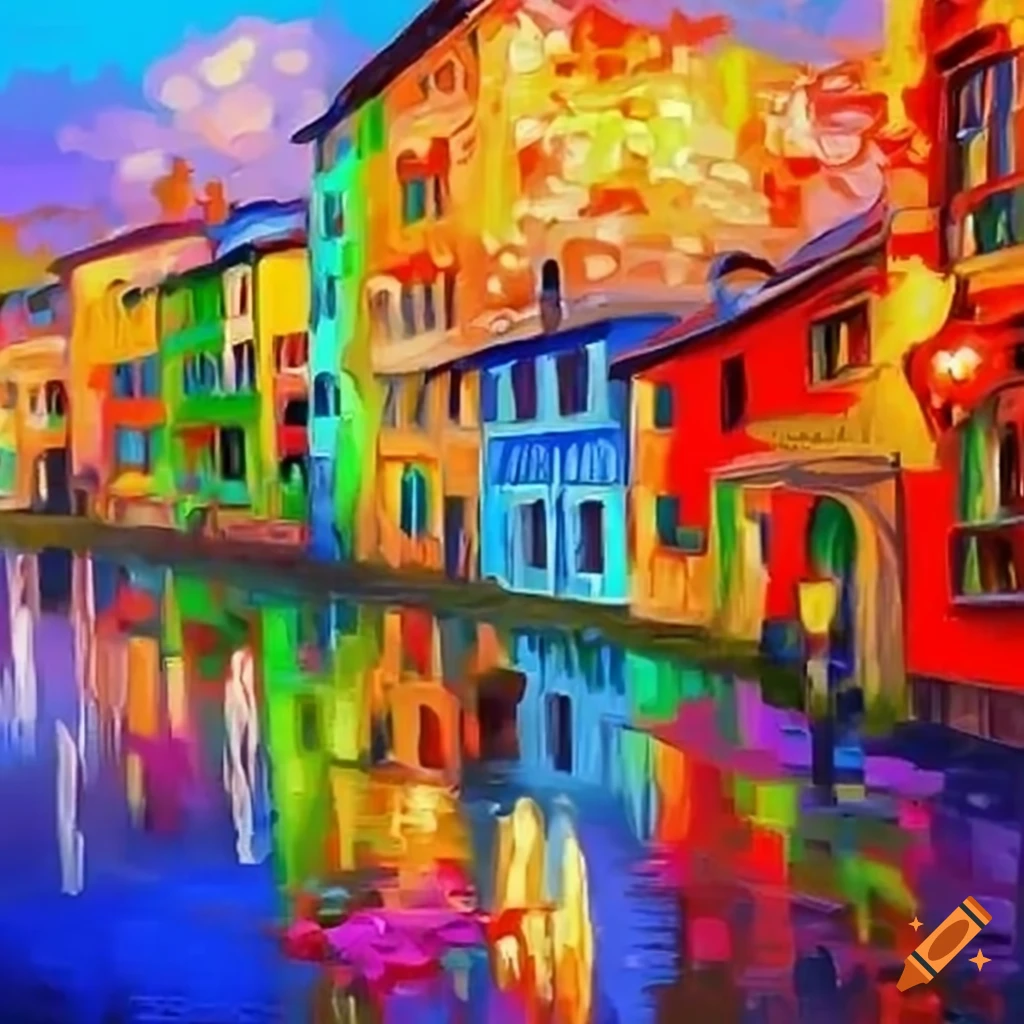 Town layout carefully on Craiyon