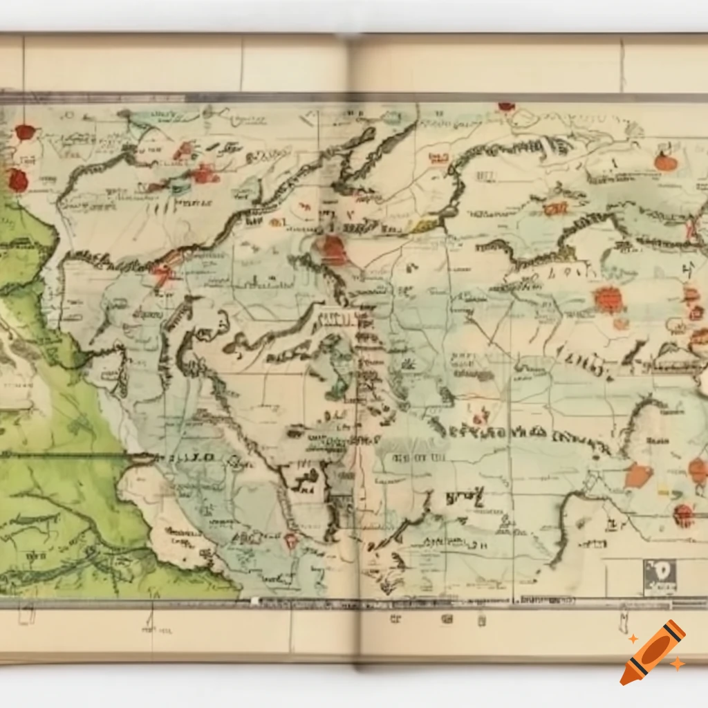 Map magic on Craiyon