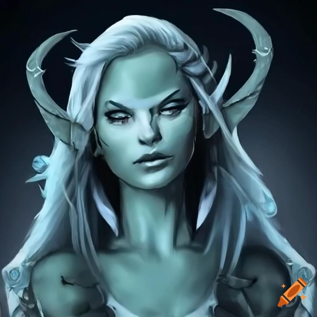 Sea elf female beautiful barde