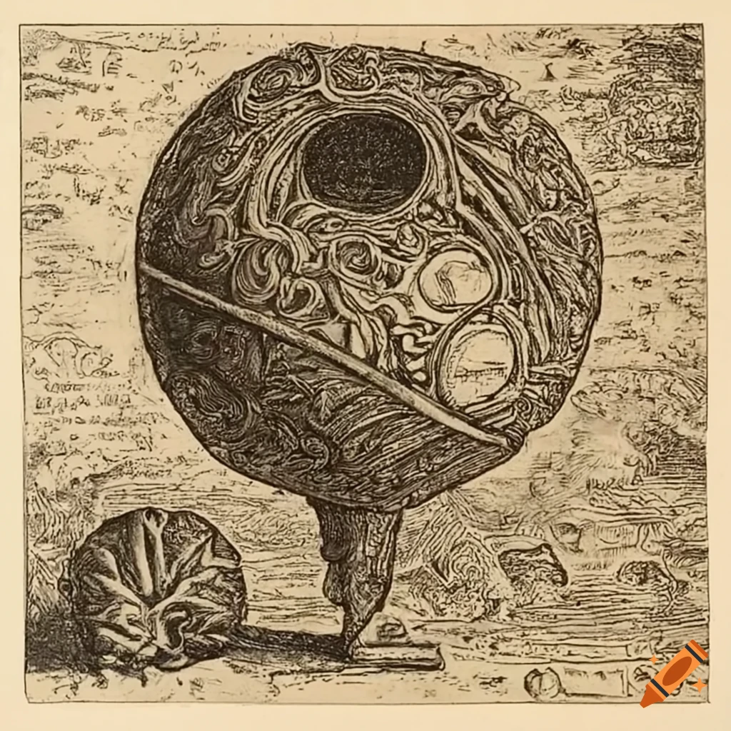 Very strange object from an unknown material on Craiyon