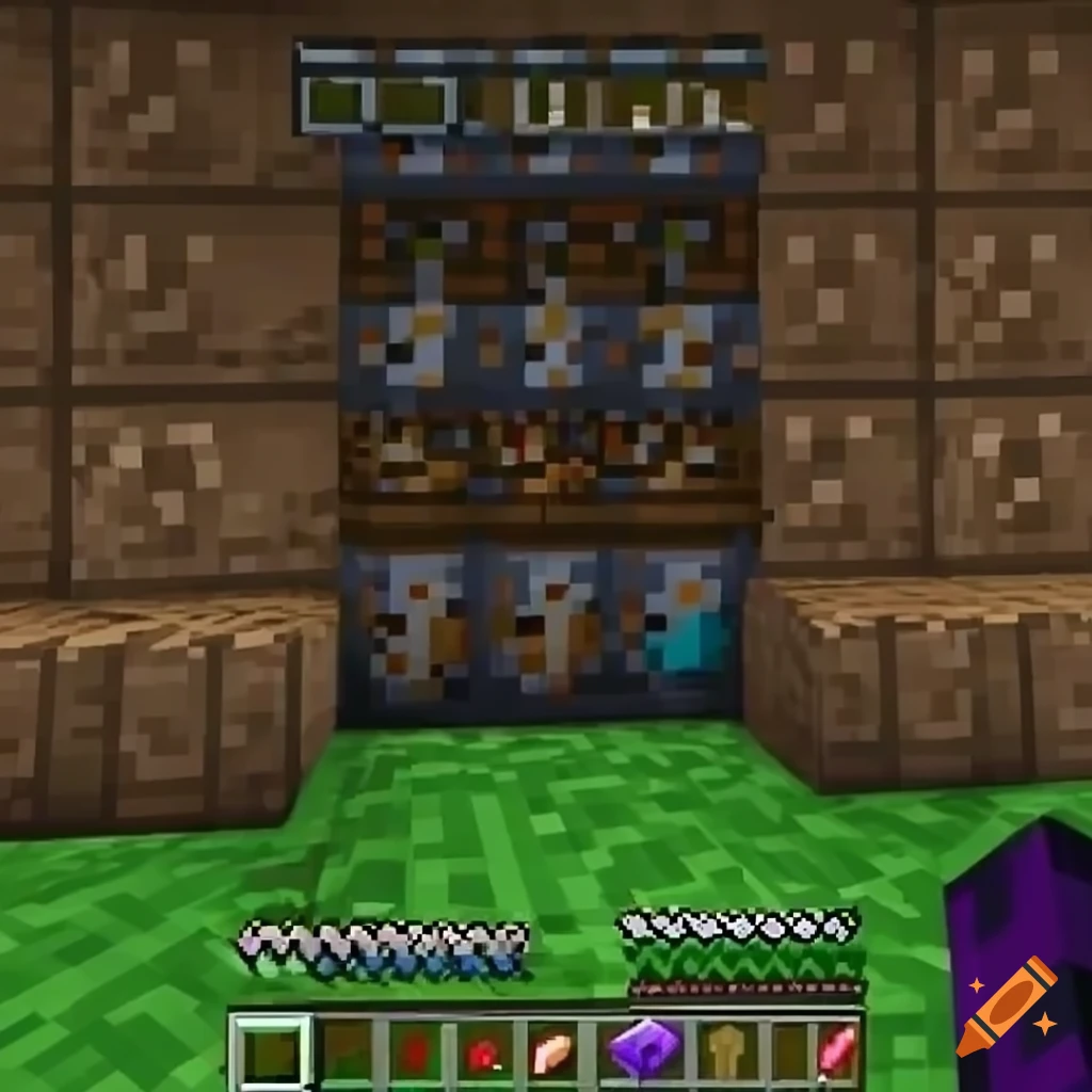 Minecraft's trading systems on Craiyon