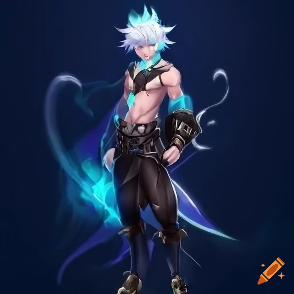 Unique interesting handsome powerful well-adorned magical fantasy anime ...