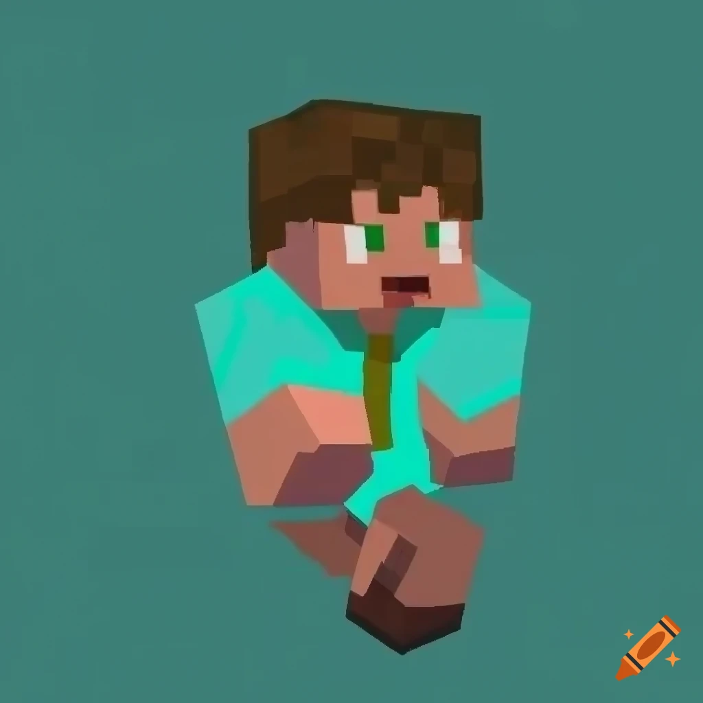 Minecraft Steve With Sword