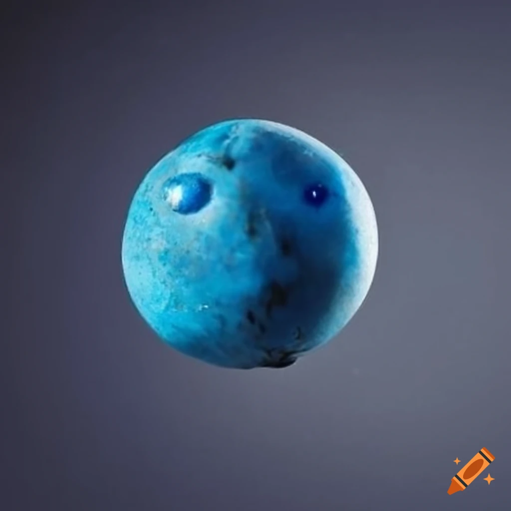 Ancient finger ring with blue sphere