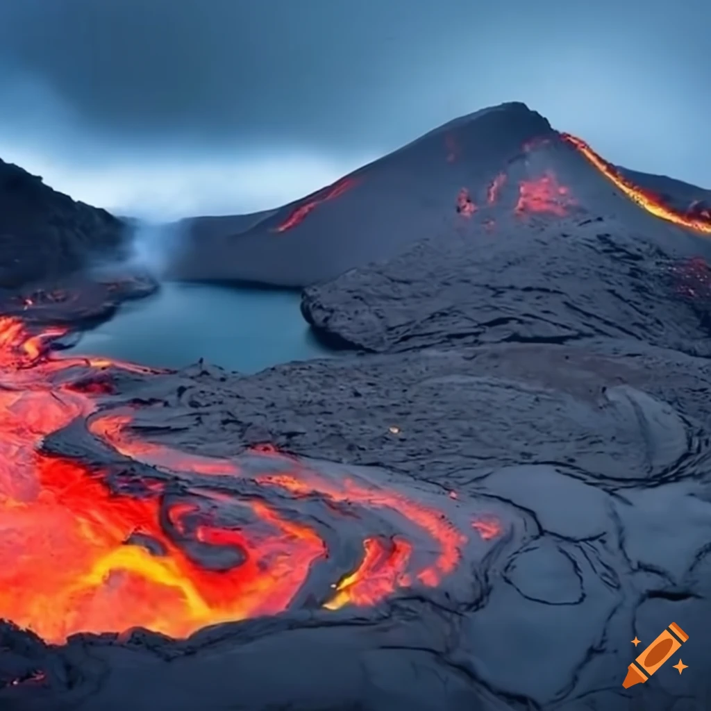 Lava lakes