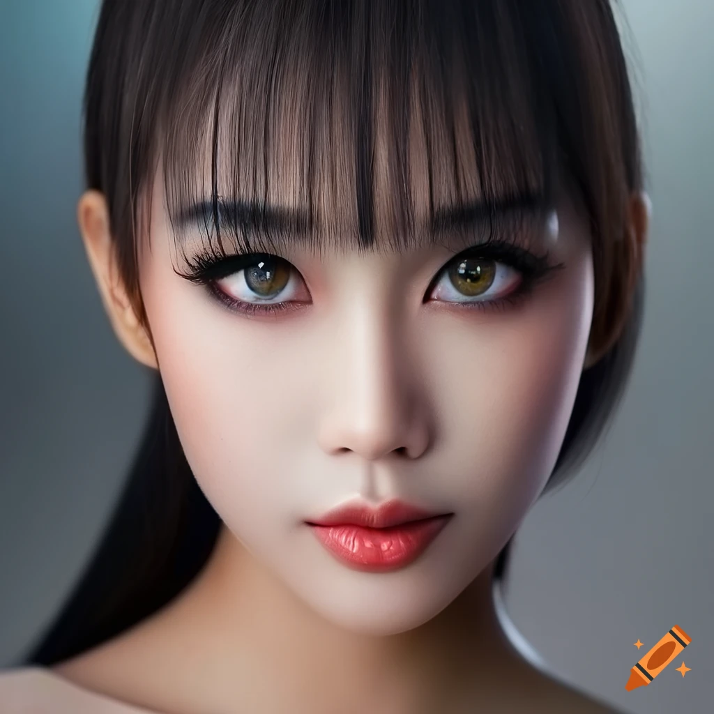 Thai woman Accurate eyes Accurate face Adorable big eyes Perfect Eyes ...