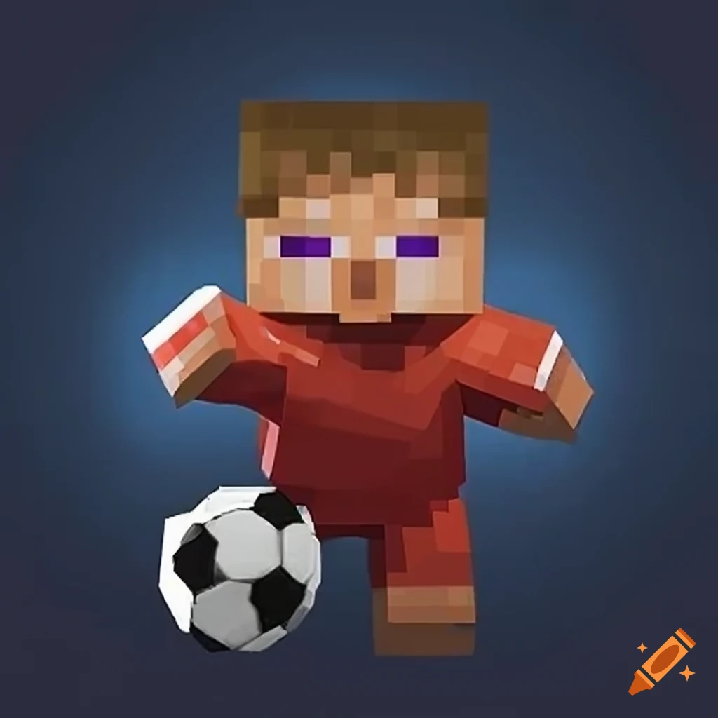 Minecraft Football Leagues on Craiyon