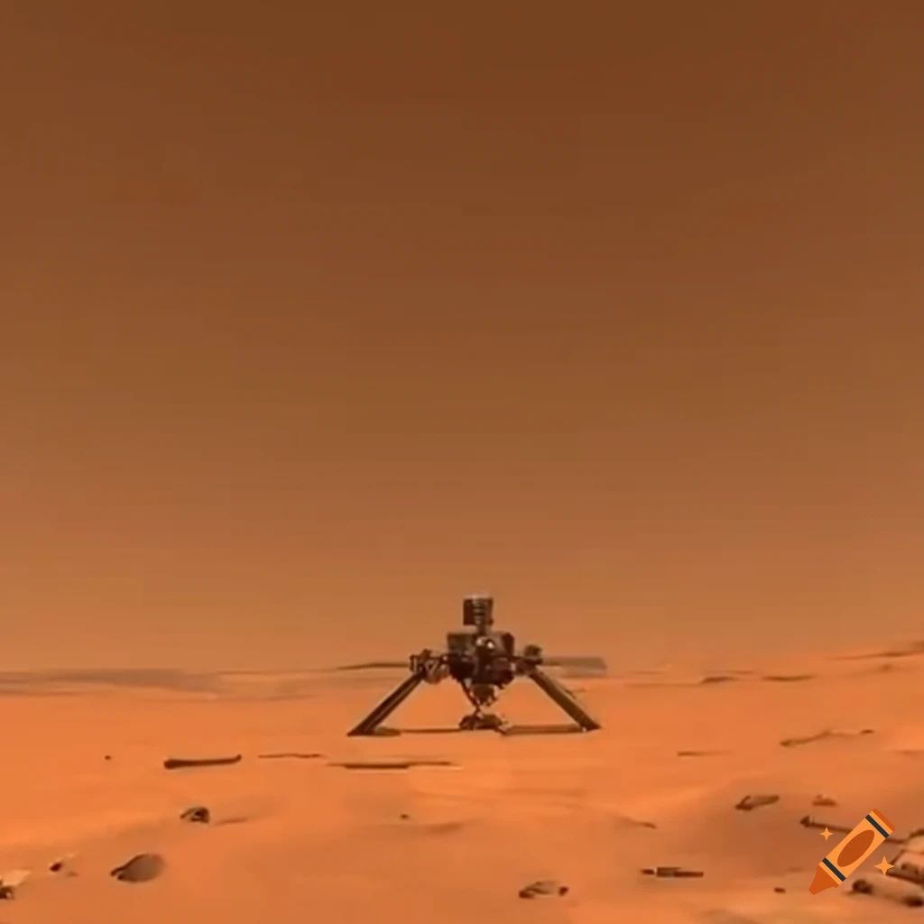 Perseverance exploring mars surface