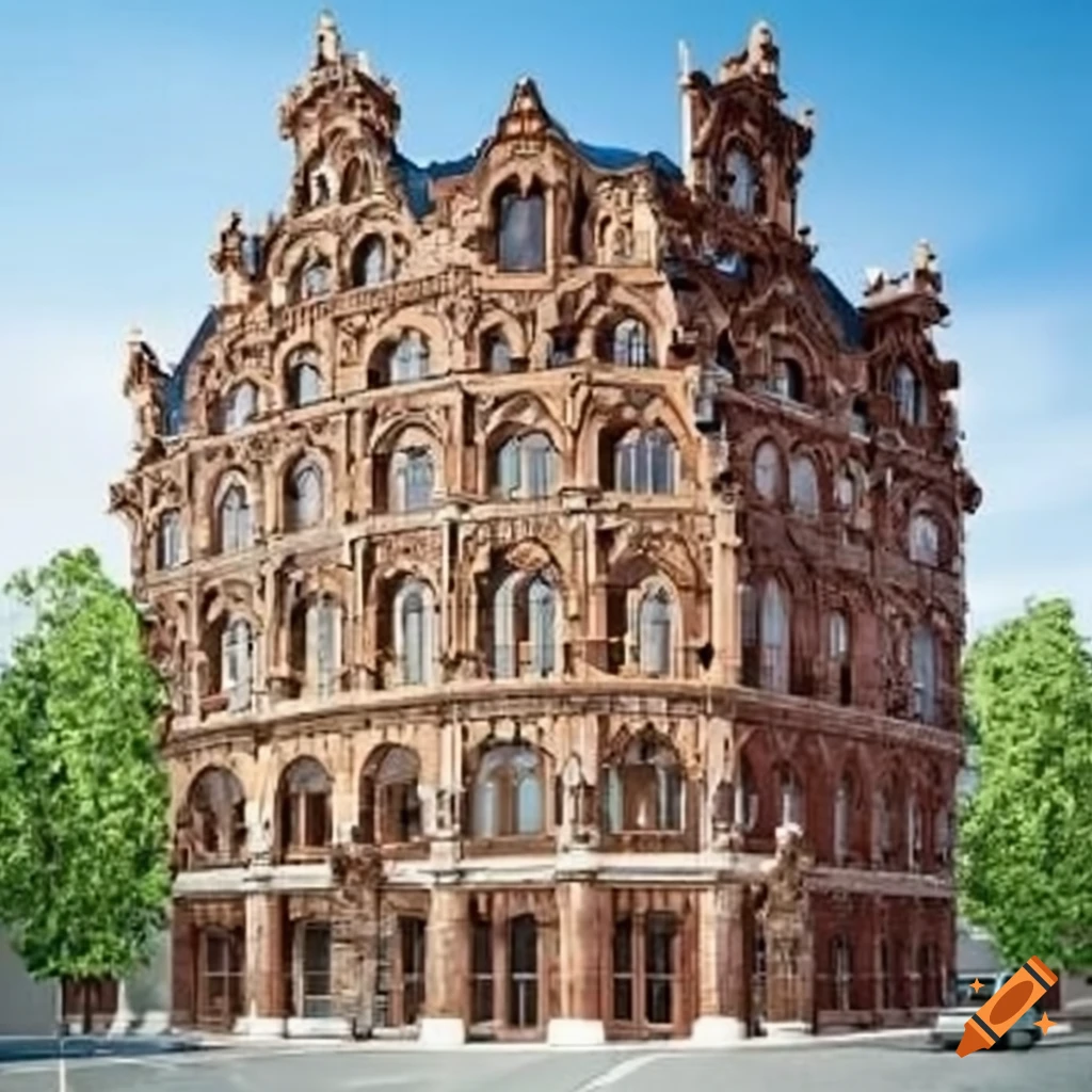 Unique architectural designs on Craiyon