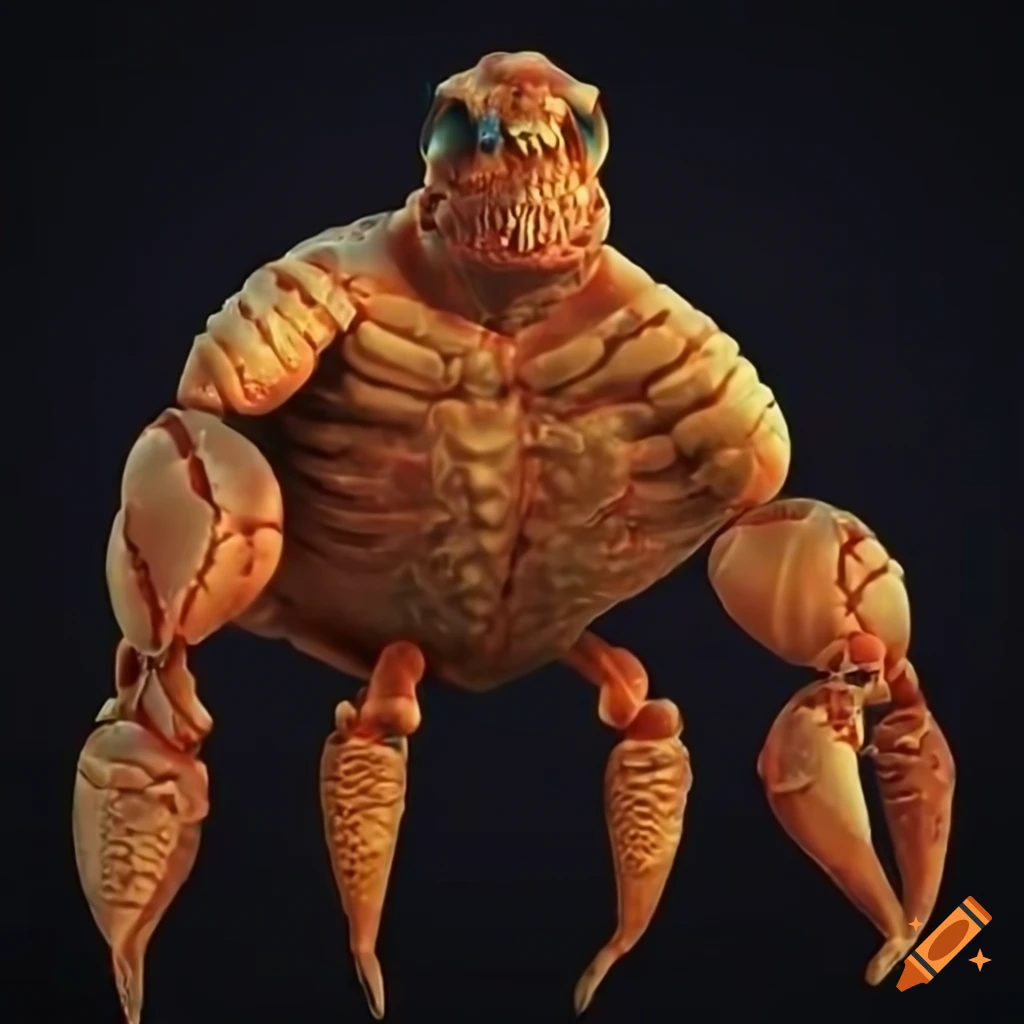 Stupid, thick headed, dim, ugly mutant: the human-crab, man with a ...