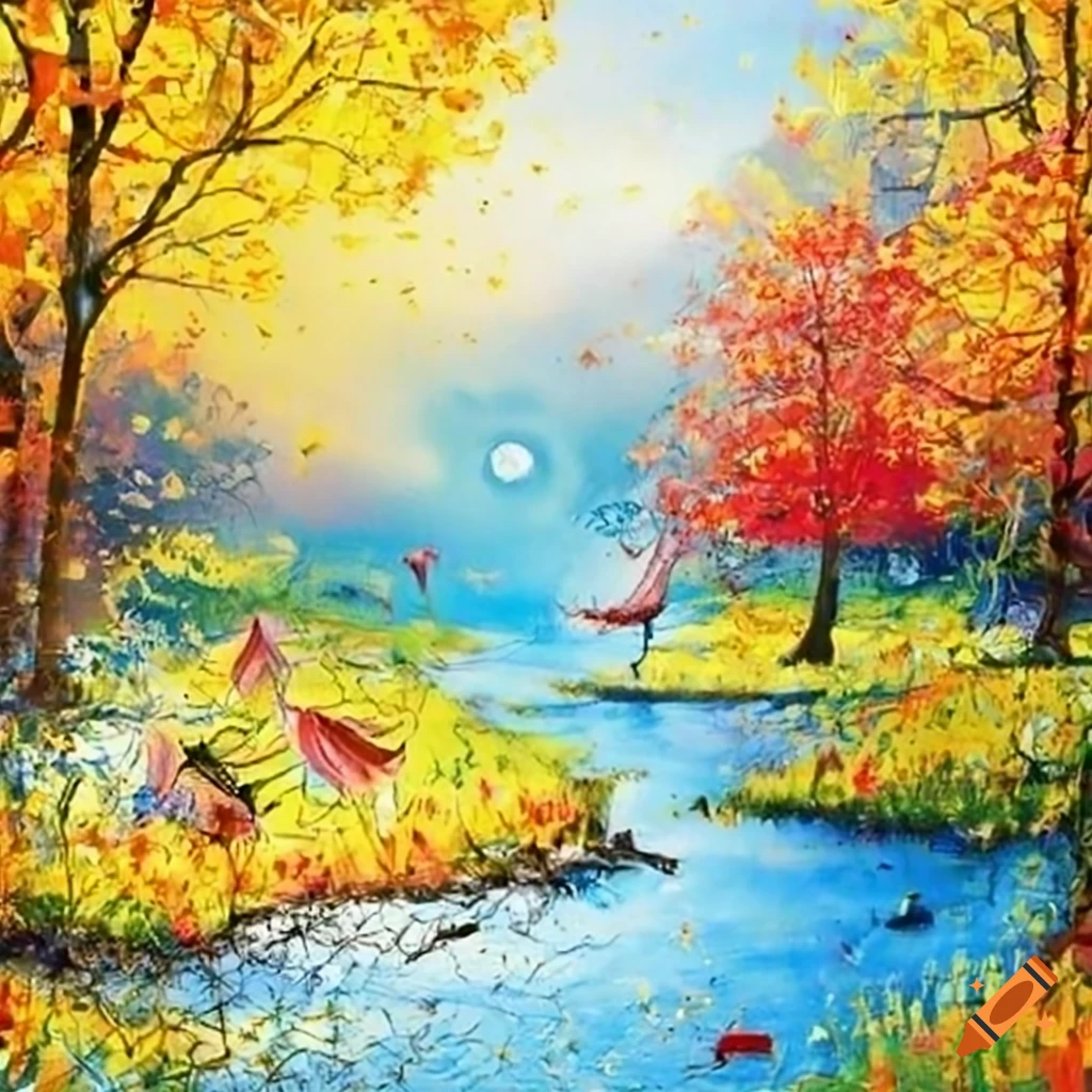 Beautiful artwork the seasons on Craiyon