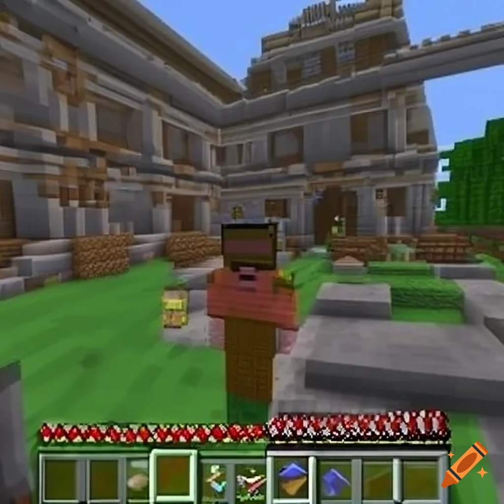 Minecraft sim experience on Craiyon