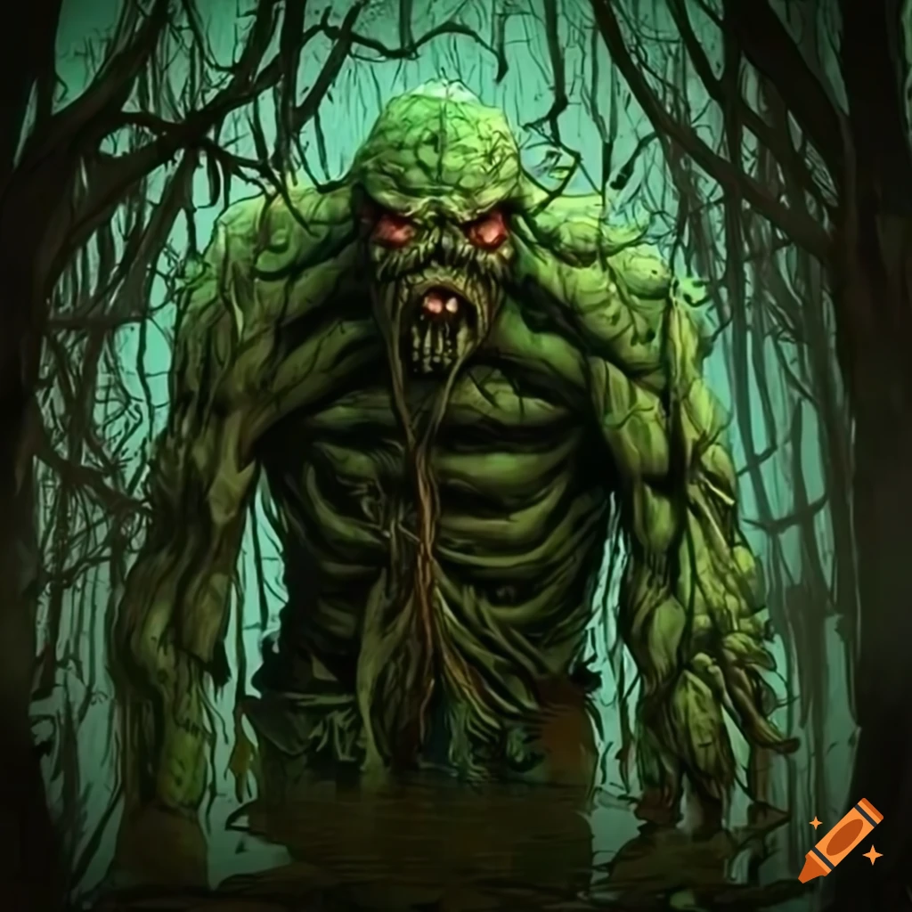 Man-thing in a gloomy swamp