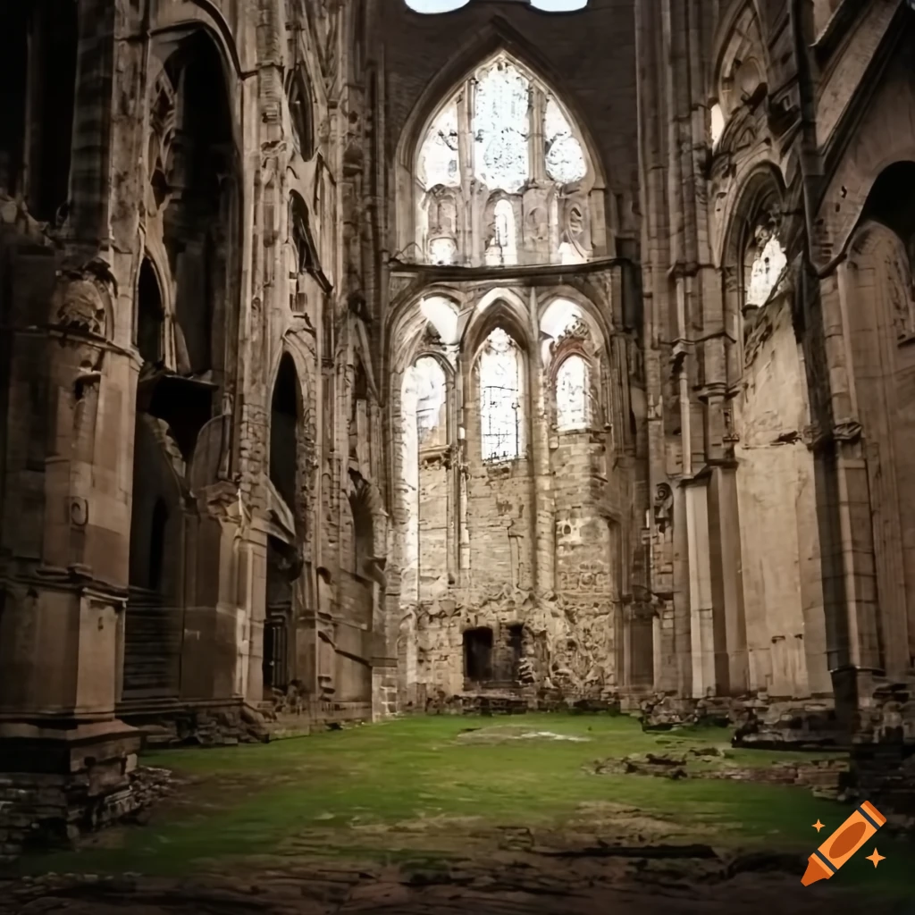 Old cathedral in ruins