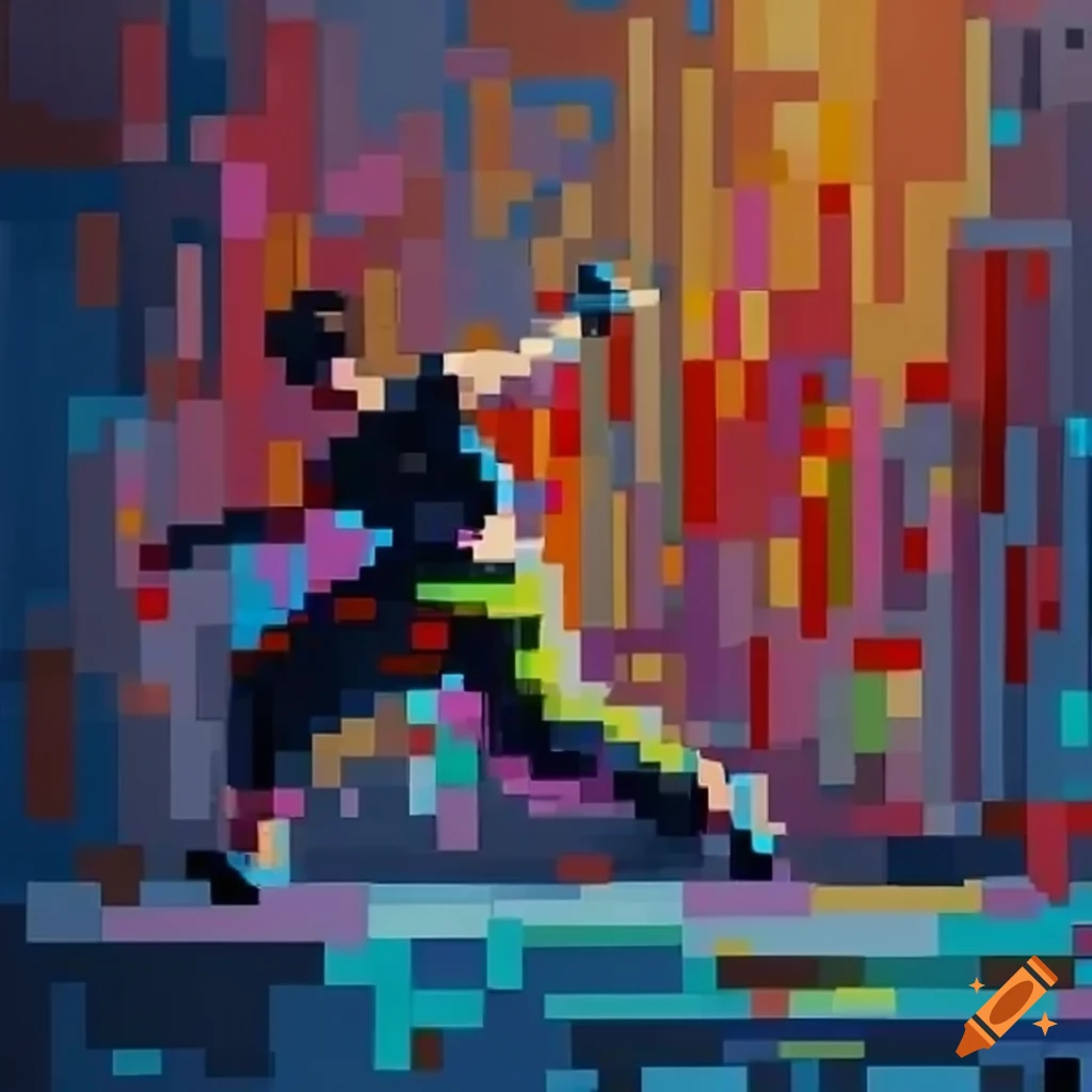Pixel parkour