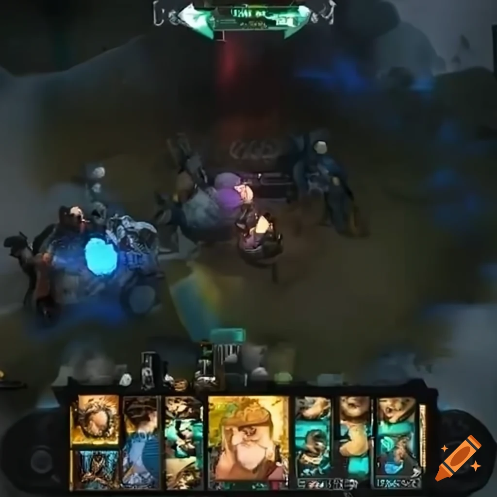 Master team gameplay on Craiyon