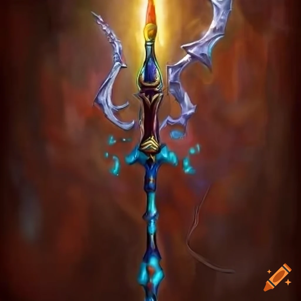 Rare enchanted weapon on Craiyon