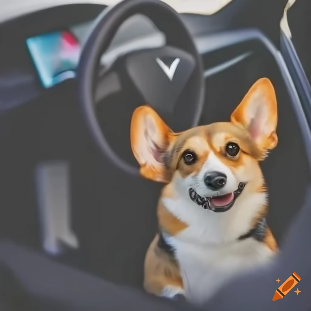 Driving Corgi