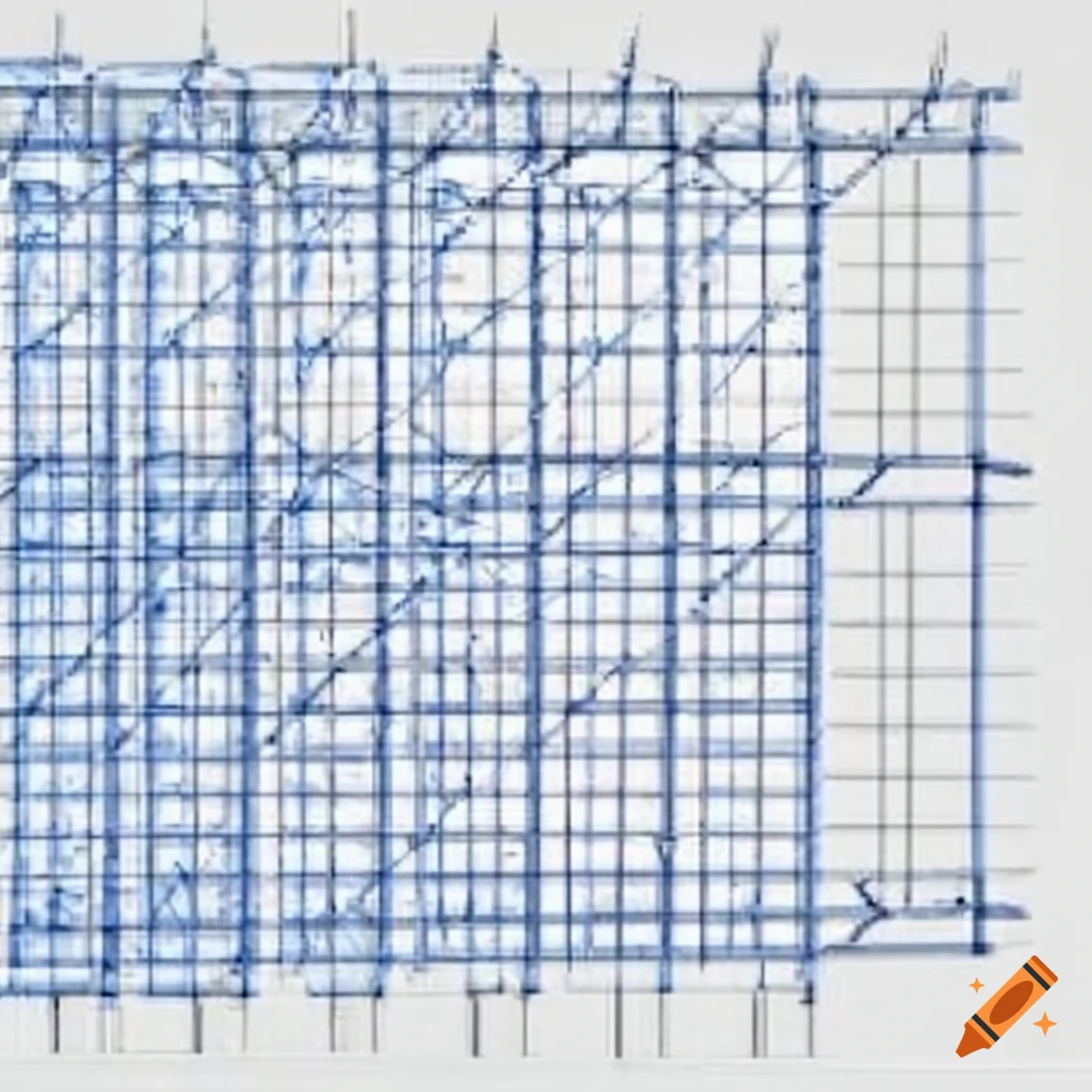 Grid-based structure on Craiyon