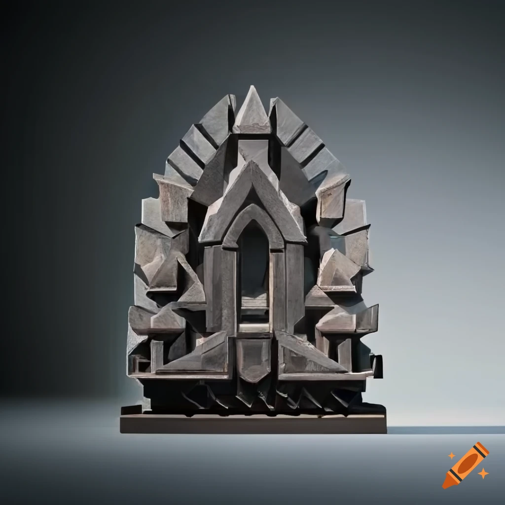 ‘Architectural Stave carving’-Style, hd Zelda game, ⏸️ sculpture ...