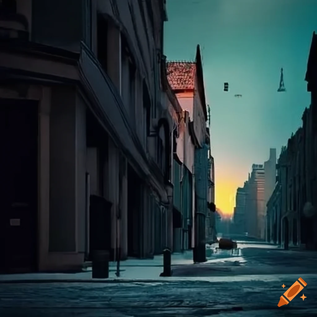 Street corner on Craiyon