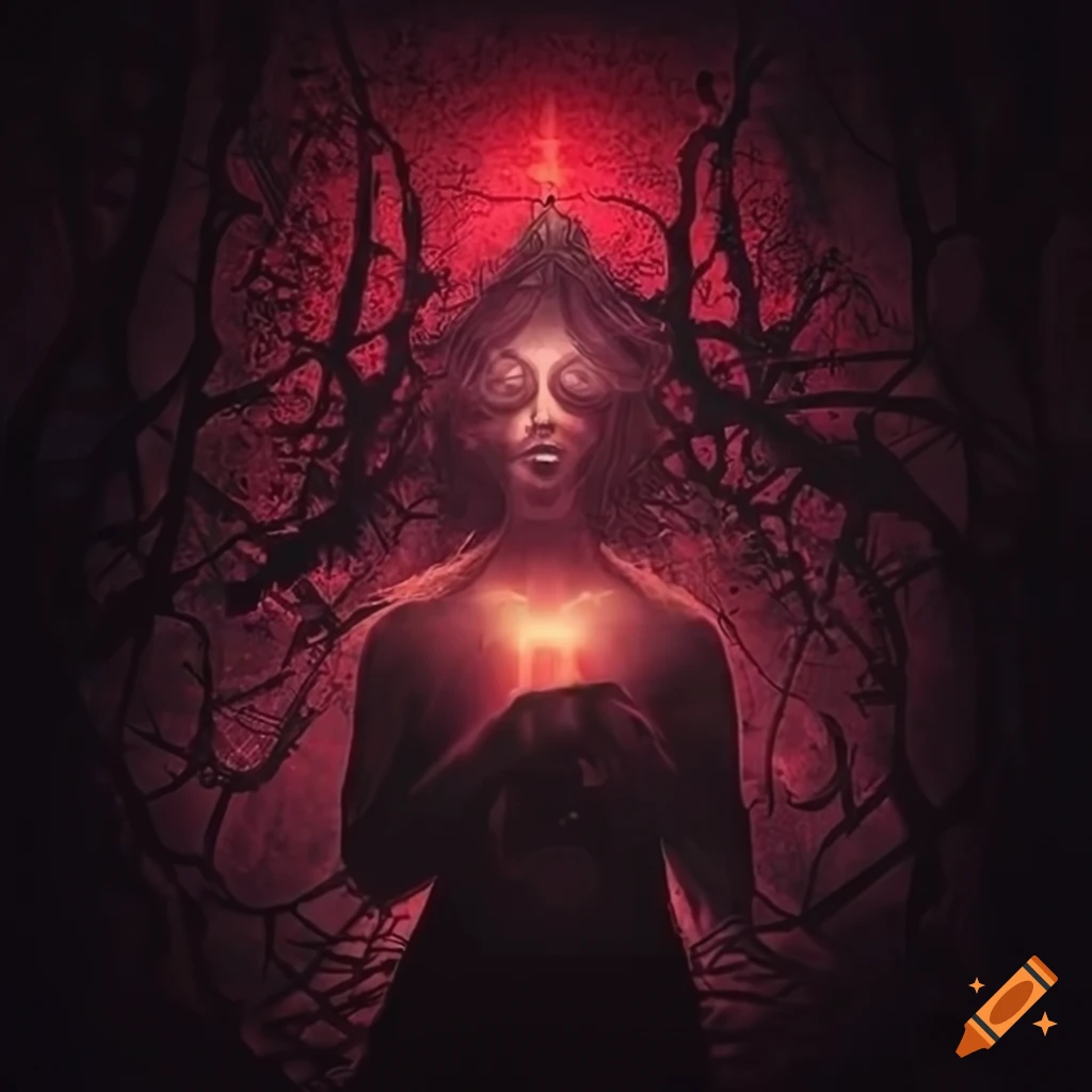 Artwork for djent music album featuring mystical runes