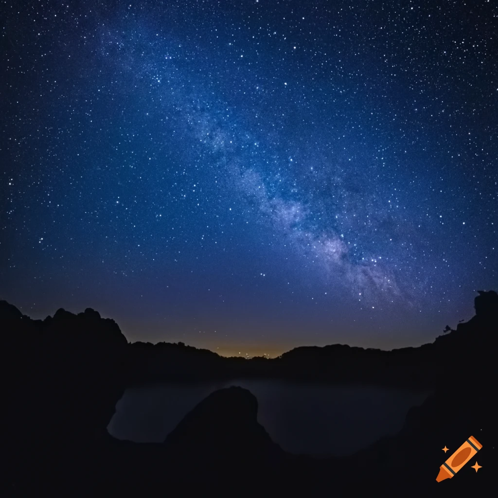 A starry night sky representing hope and unity of humanity