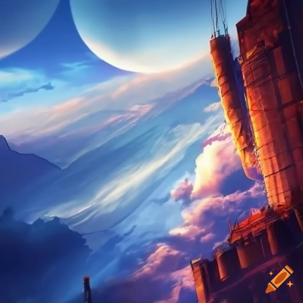 Perfect sky factory on Craiyon