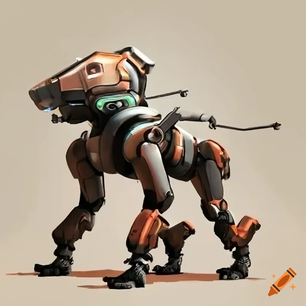 Four-legged mech suit
