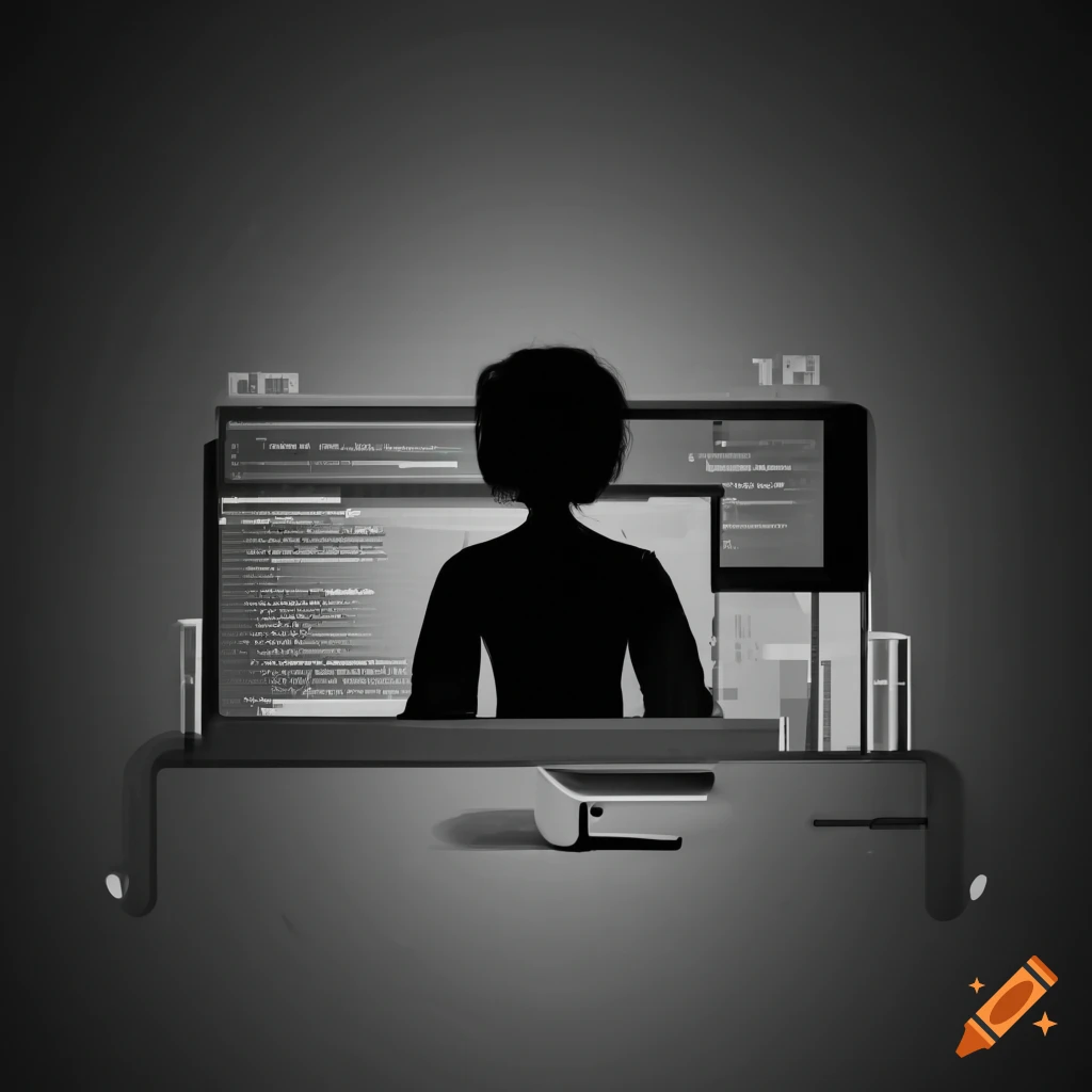 Computer Technology Background Black