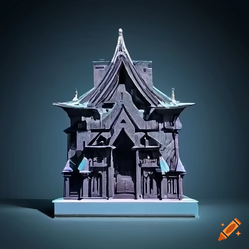 ‘architectural stave carving’-style, hd zelda game, ♥️ sculpture ...