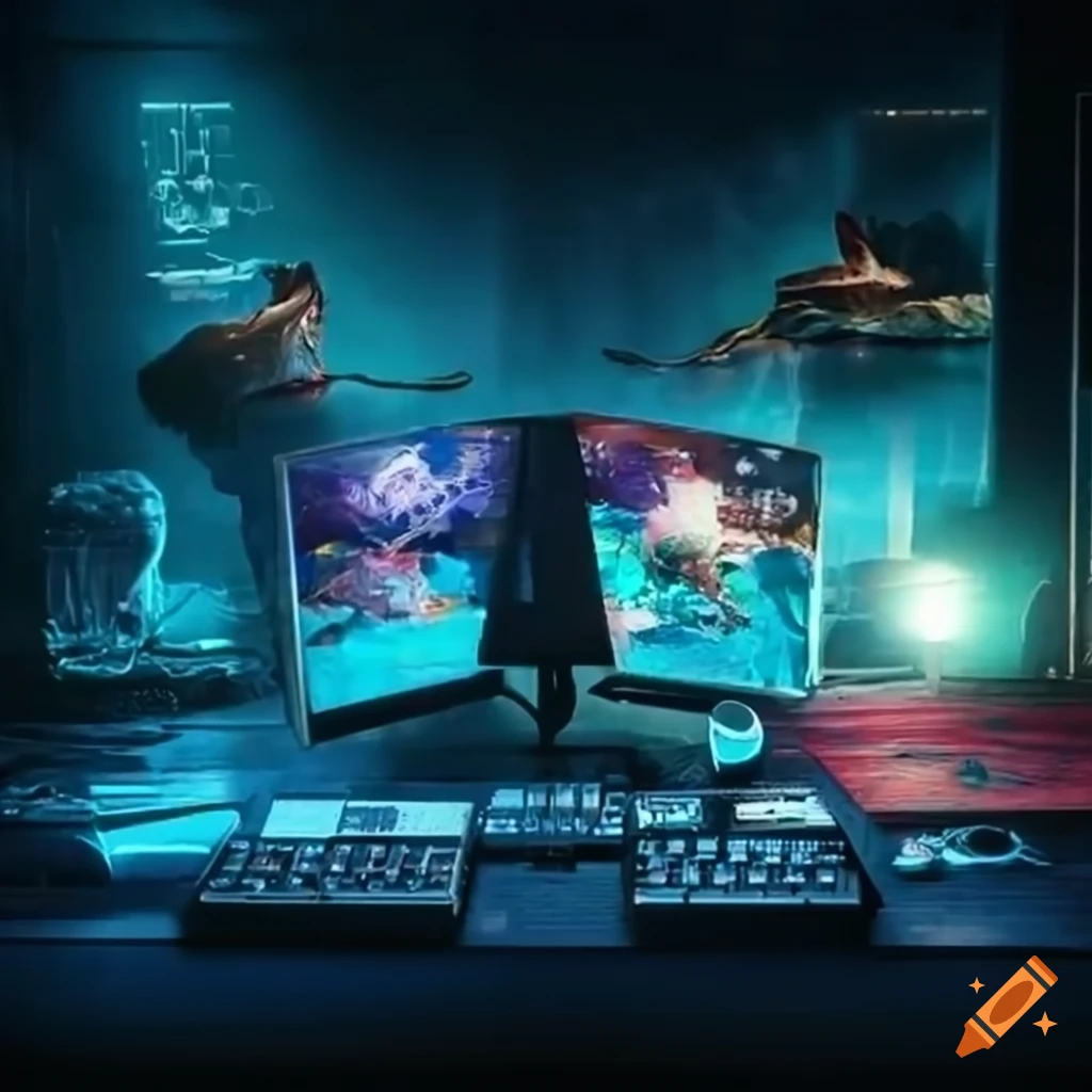 Online gaming ecosystem on Craiyon