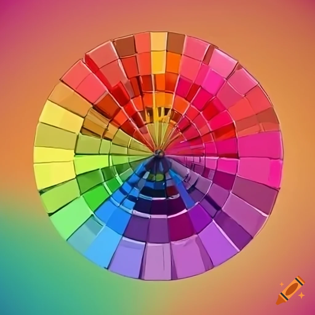 Color wheel on Craiyon
