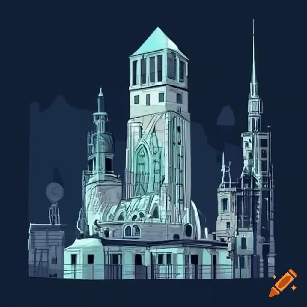 Constructing majestic structures on Craiyon