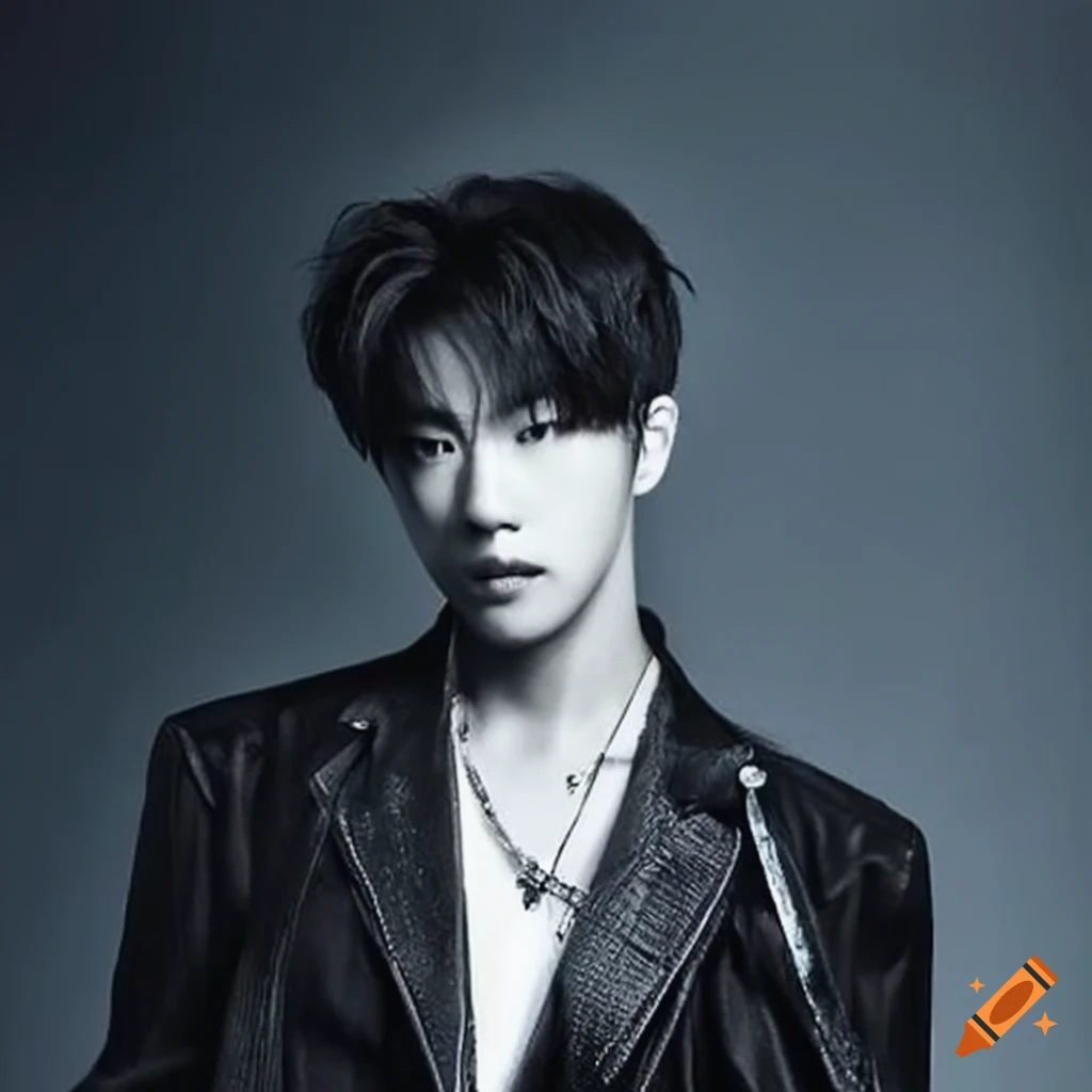 Handsome chinese pop singer mysterious on Craiyon