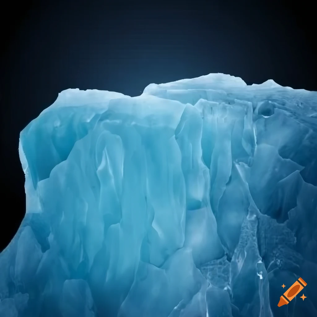 Ice rock texture on Craiyon