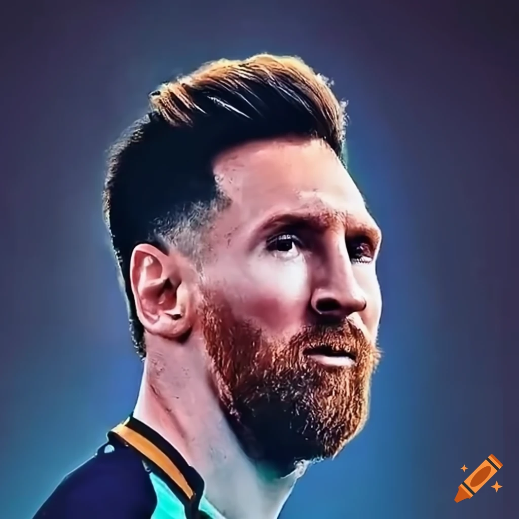 Lionel messi miami international youtube thumbnail on Craiyon