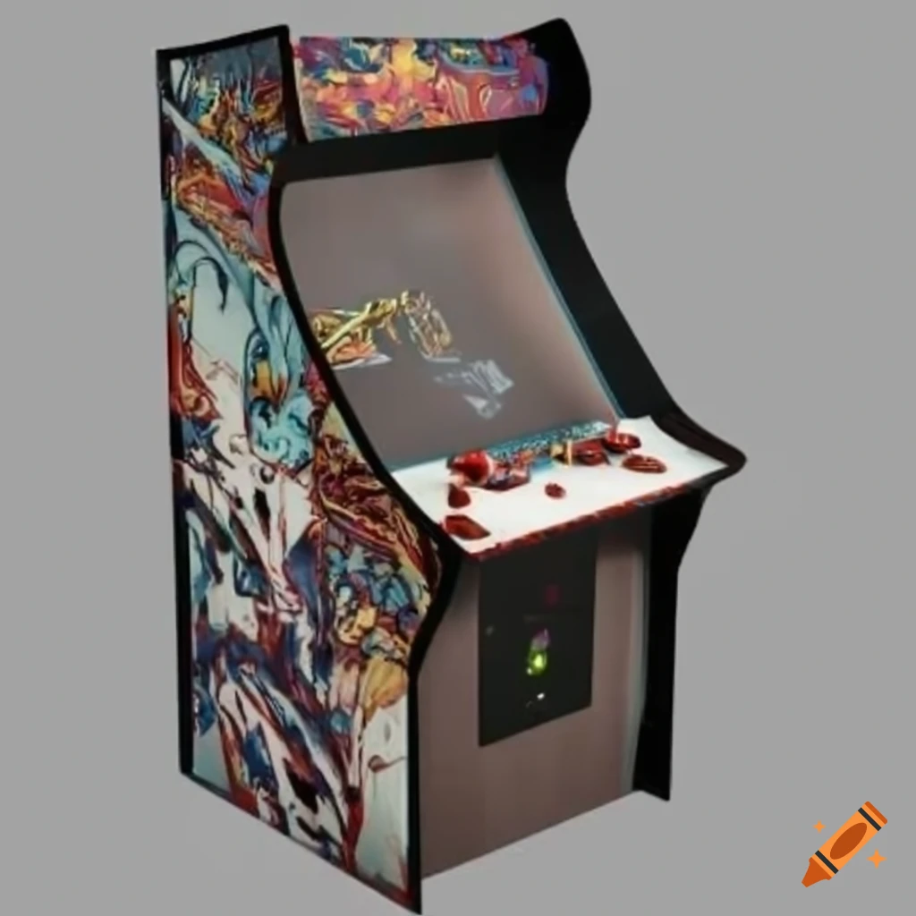 Arcade cabinets on Craiyon