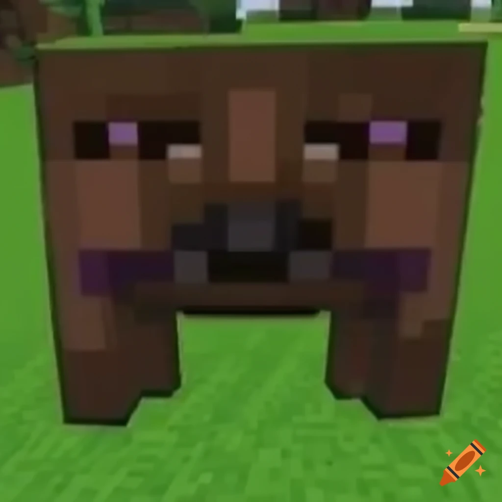 Minecraft split personality on Craiyon