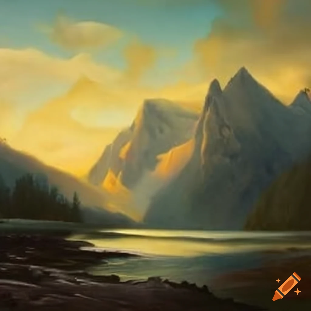 Unique landscape features on Craiyon