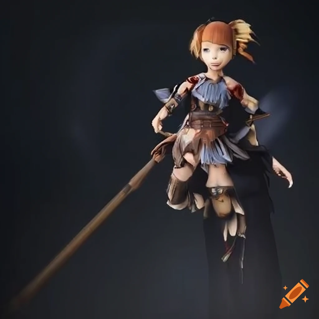 Jrpg character evergrace ps1 on Craiyon