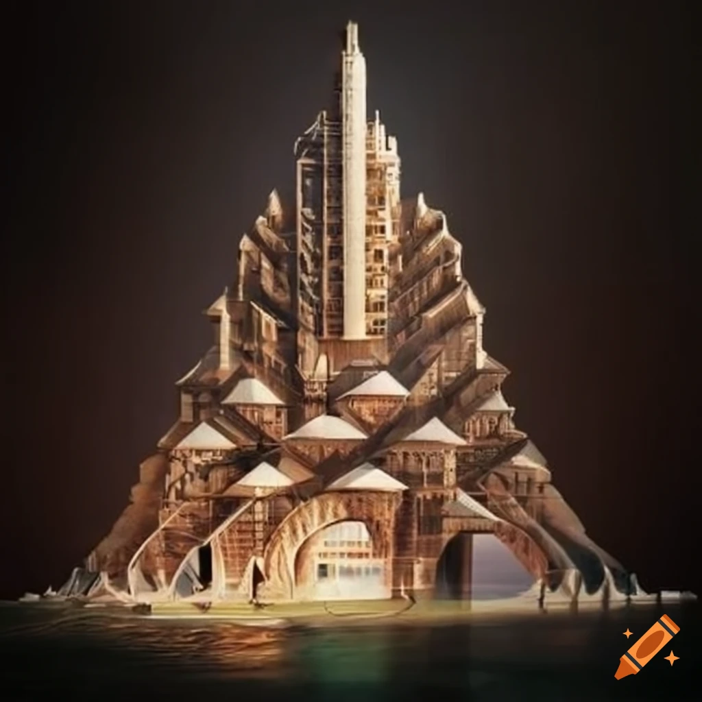Wildest architectural visions on Craiyon