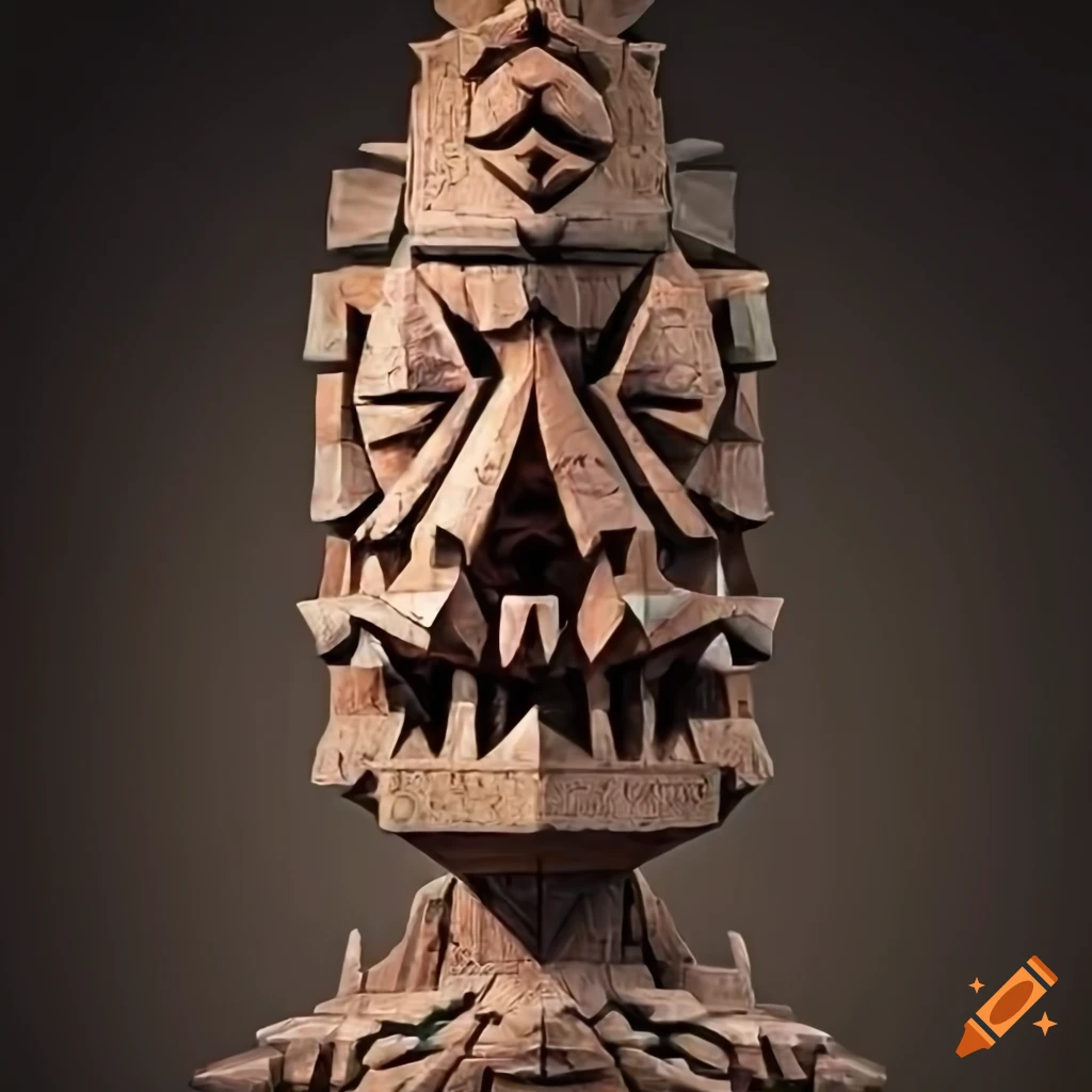 ‘Architectural Stave carving’-Style, hd Zelda game, 〽️ sculpture ...