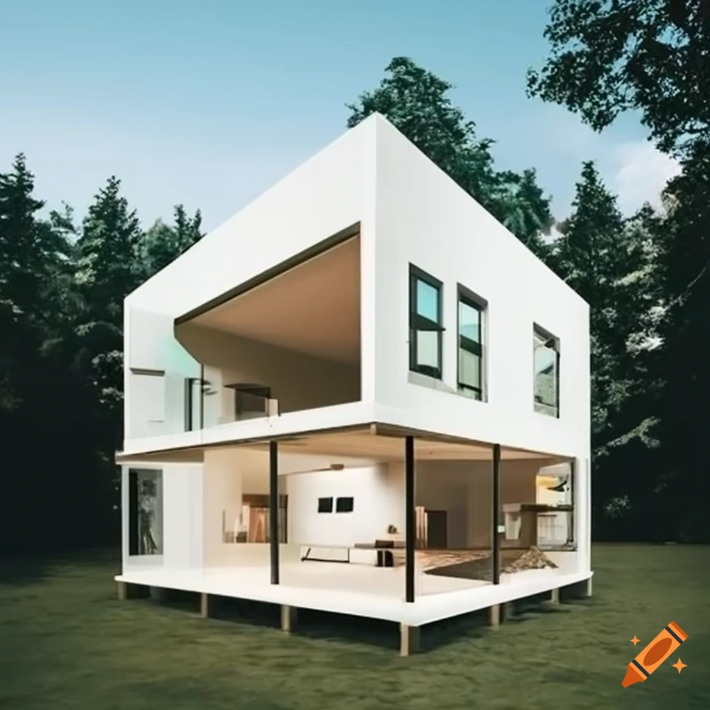 Modular house architecture on Craiyon