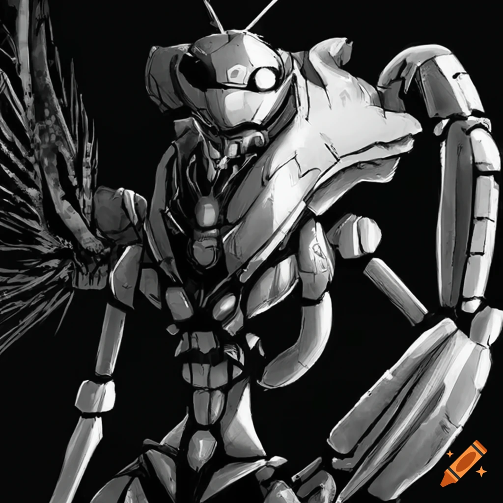 Anime praying mantis mech, profile picture